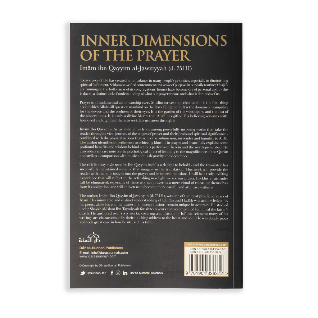 The Inner Dimensions of the Prayer by Ibn Qayyim – ibndaudbooks